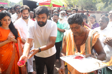 Director Guru’s film featuring Sasikumar in the lead goes on floors ...