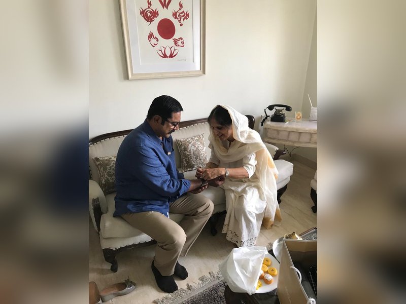 My Rakhi sister Pinky Singh has wished me on Raksha Bandhan every year for the past 25 years ...