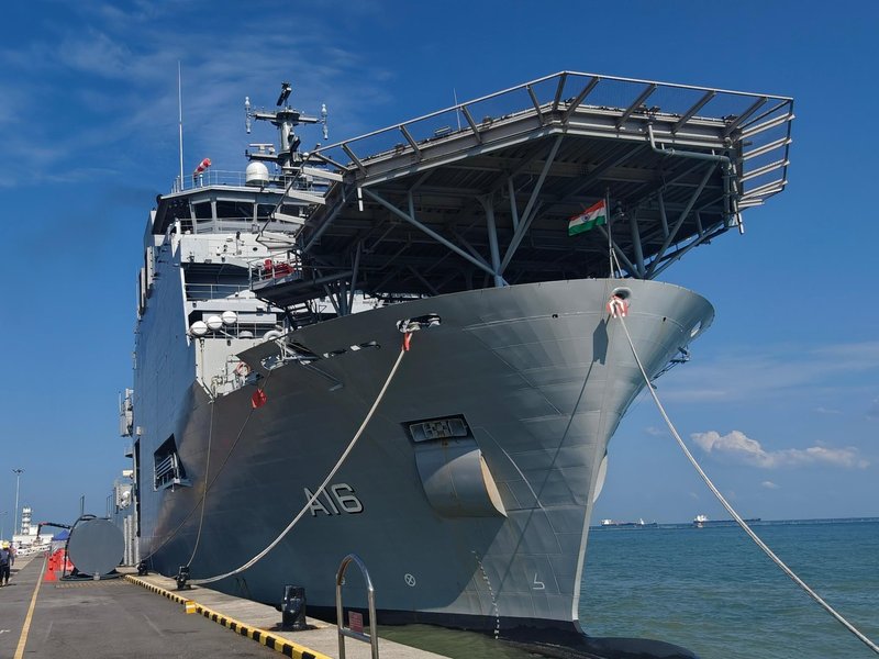 India's state-of-the-art Diving Support Vessel makes maiden port call ...