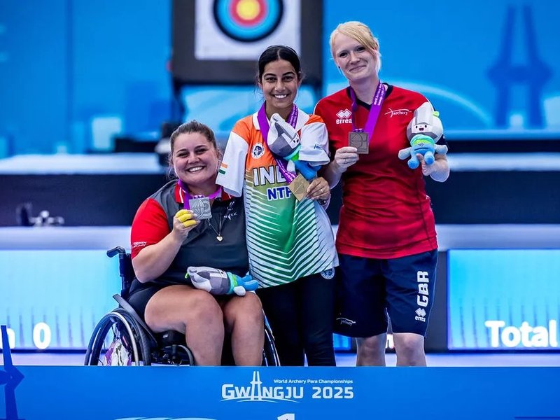 Sheetal Devi Para Archery Gold | World Archery Para Championships 2025 ...