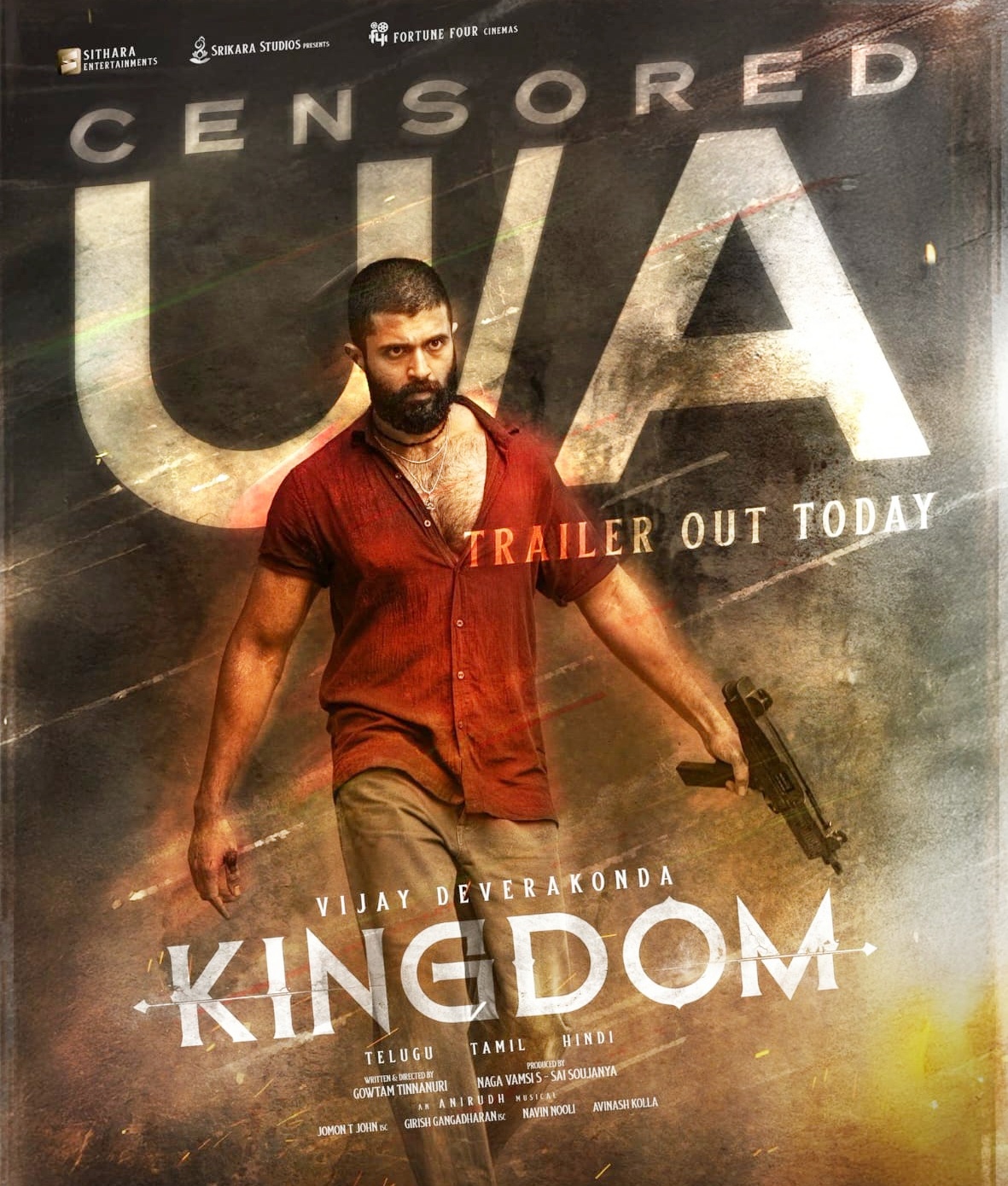 Vijay Deverakonda's 'Kingdom' Gets U/A Certificate - Trailer Drops ...