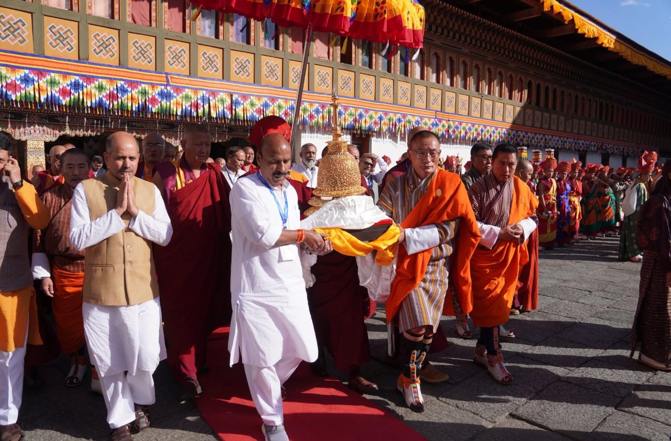 Lord Buddha Sacred Relics Warm Welcome in Bhutan Moves EAM Jaishankar ...