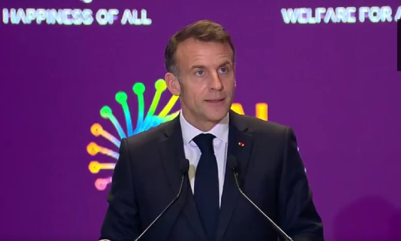 Macron Hails India's Digital Identity Tech Leap at AI Summit ...