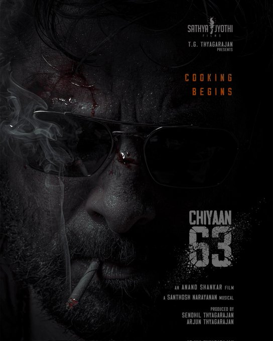 Vikram's Chiyaan 63 Begins Shooting: Sathya Jyothi Films Announces ...