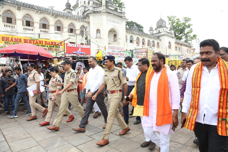 Elaborate Security Arrangements For Ganesh Nimajjanam In Hyderabad