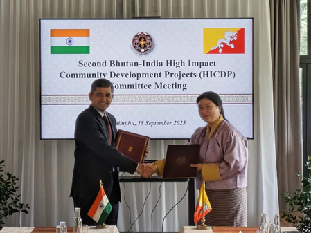 India And Bhutan Review And Approve High Impact Community Development ...